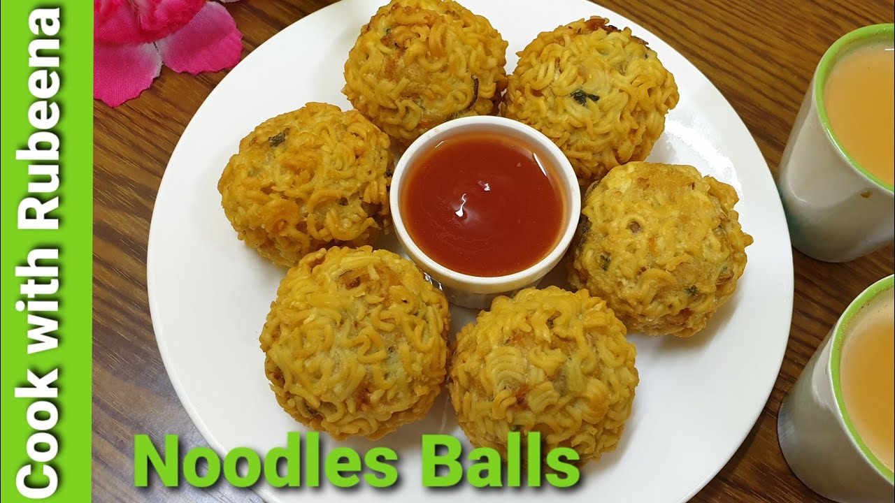 Noodles Balls Recipe | Noodles veg Balls | Quick and Easy Noodles Balls ...