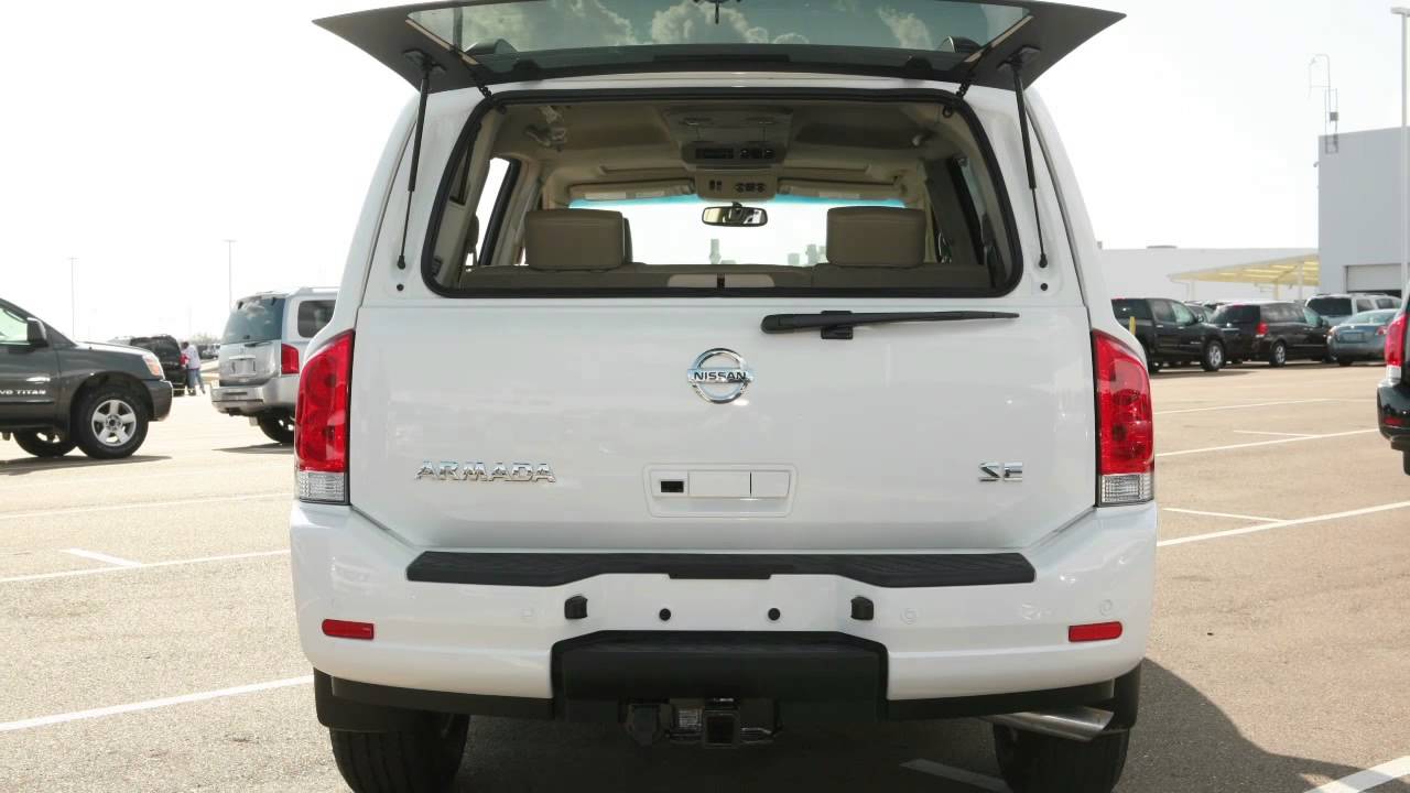 2014 Nissan Armada - Rear Glass Hatch - YouTube