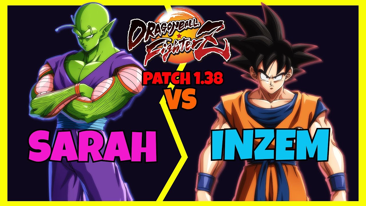 DBFZ - SARAH vs INZEM gameplays (Gogeta 4, Piccolo, Adult Gohan vs Blue ...