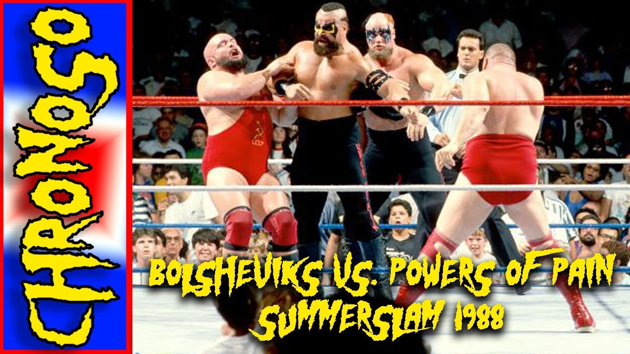 CLASSIC WWF WRESTLING | SummerSlam 1988 - POWERS OF PAIN VS. THE ...