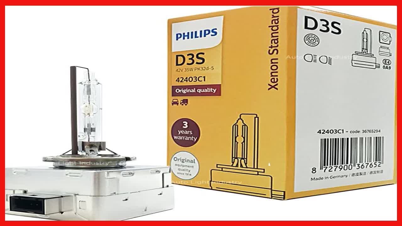 PHILIPS D3S 4300K XenStart OEM Replacement HID XENON Bulb 42403C1 35W ...