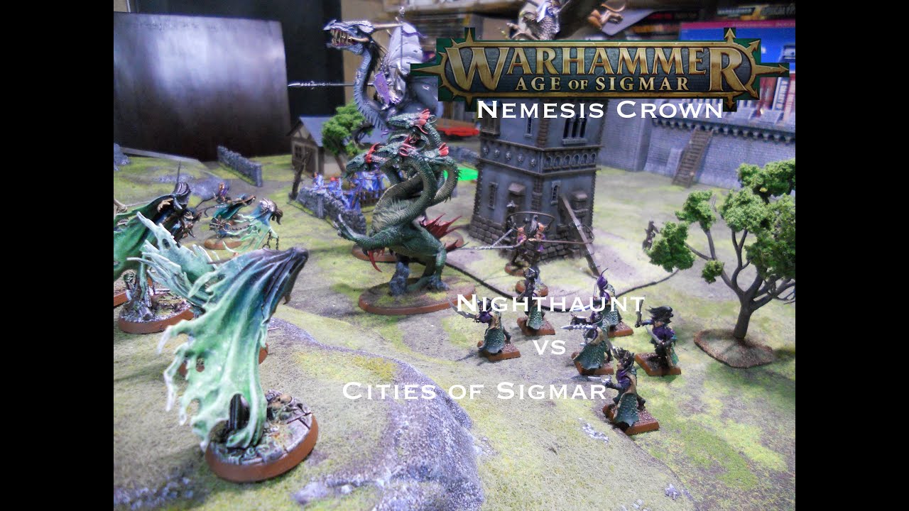 Age of Sigmar NEMESIS CROWN - Nighthaunt vs Cities of Sigmar (juego 9 ...