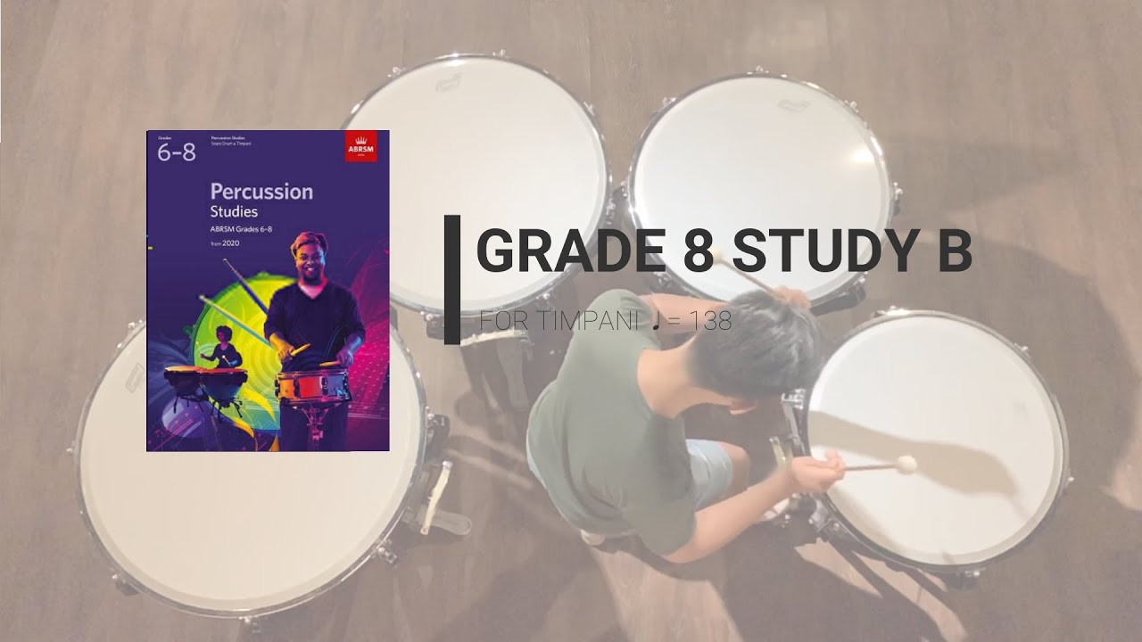 ABRSM Percussion 2020 - G8 Timpani Study B - YouTube