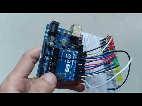 LED light effect display use Arduino - YouTube