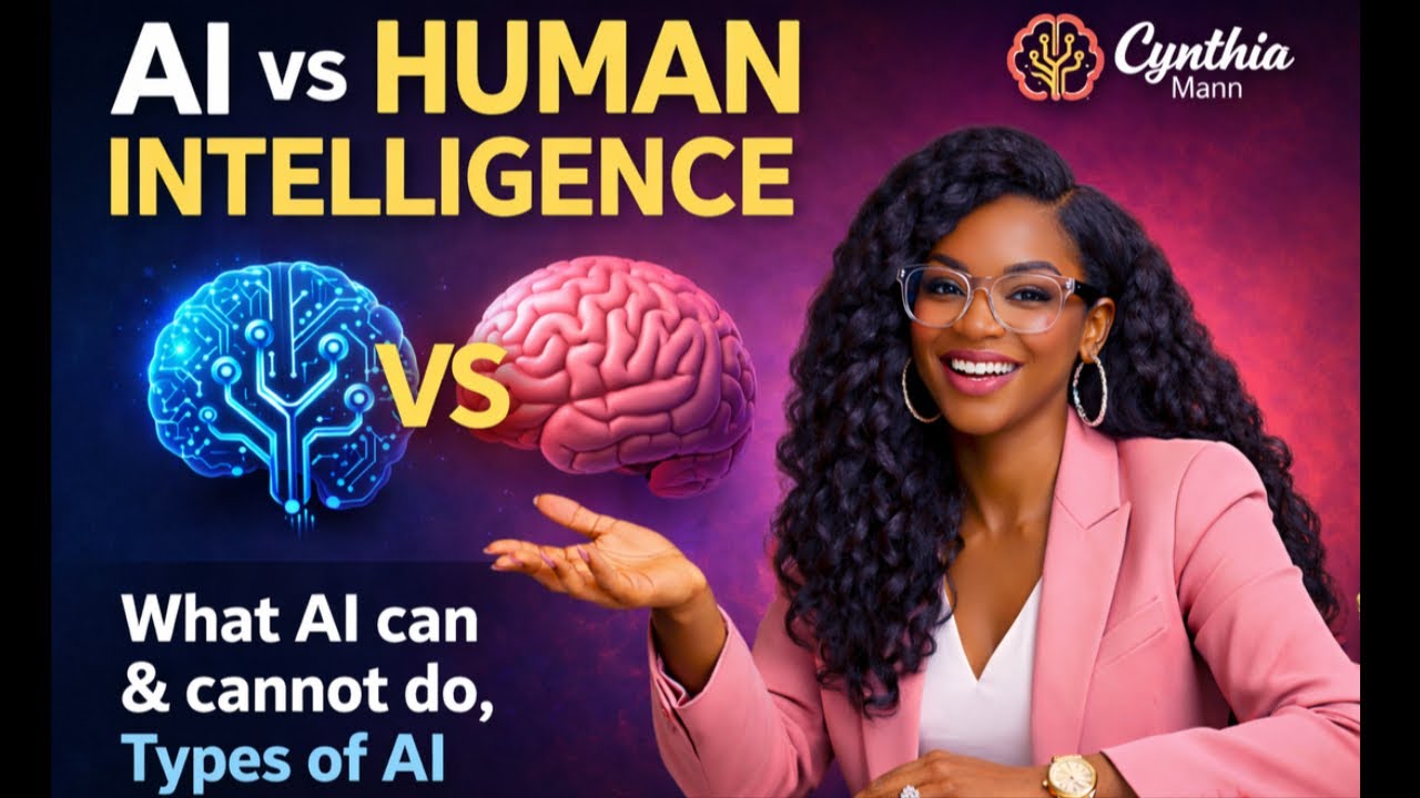 AI vs Human Intelligence – What AI Can & Cannot Do + Types of AI - YouTube