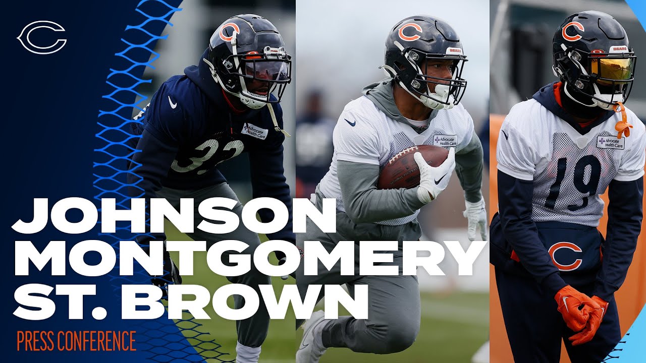 Johnson, Montgomery and St. Brown talk bye week plans | Chicago Bears ...
