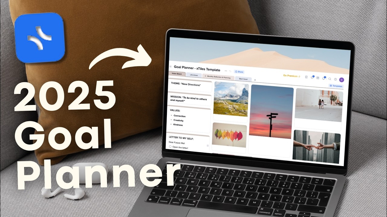 Create your Goal Planner with xTiles! | Step-by-step Tutorial + Free Template - YouTube