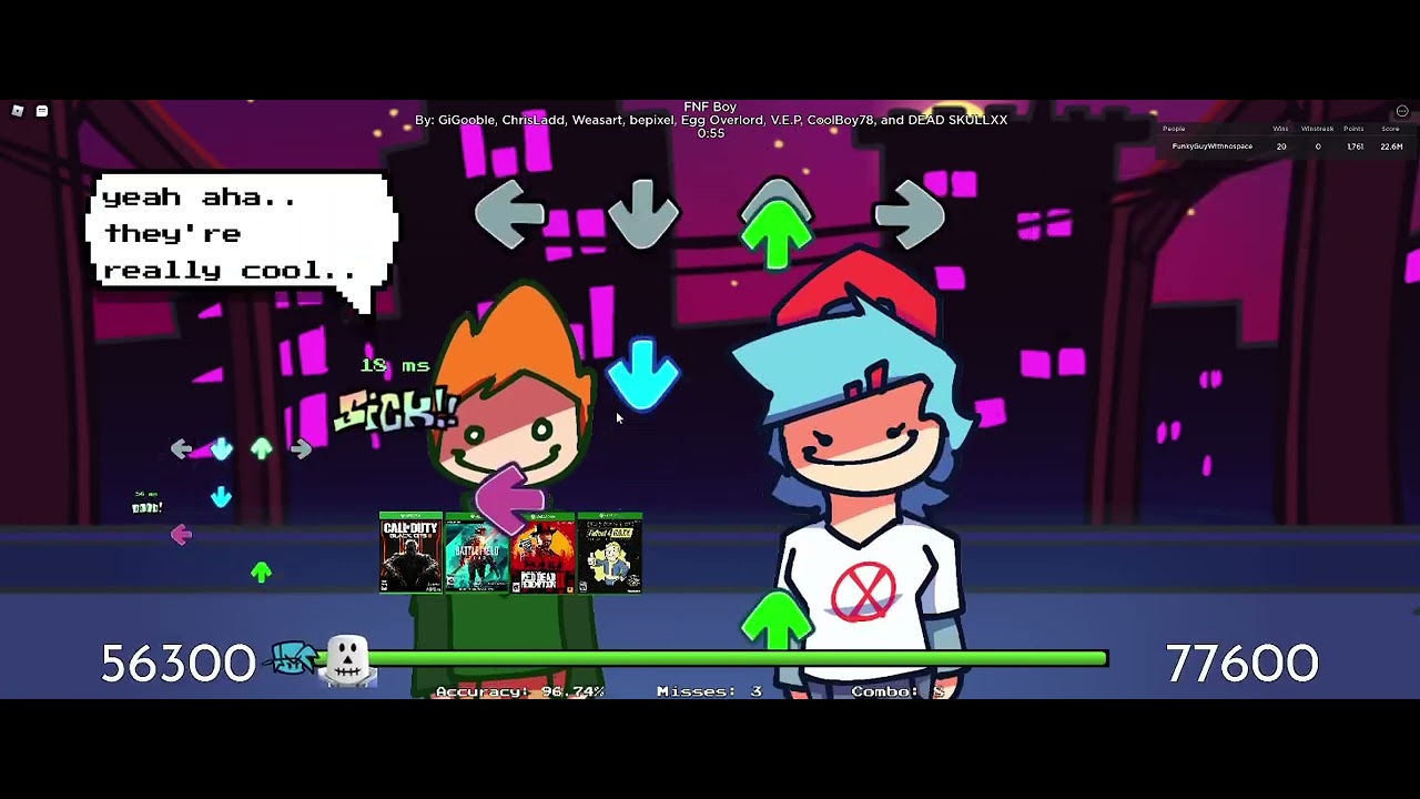 fnf funny mod: fnf boy - YouTube