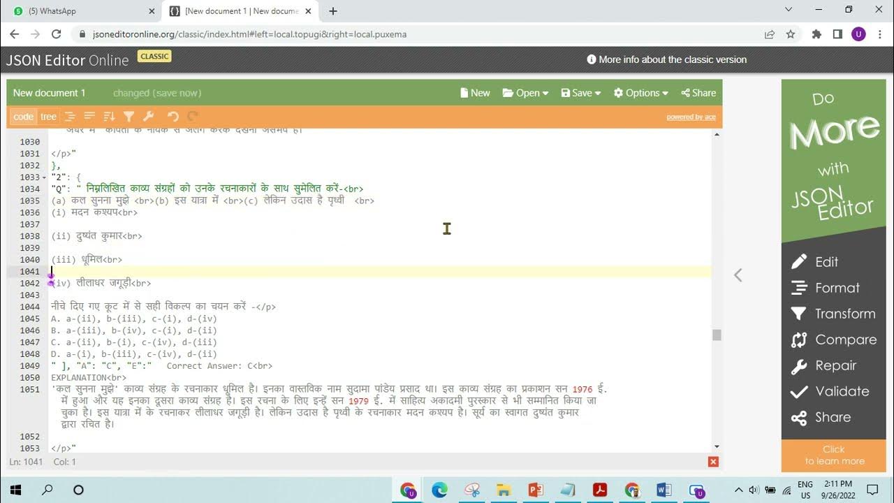 JSON Coding - YouTube