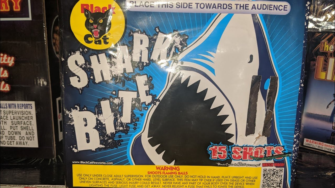 1️⃣5️⃣shot 350/500gr🎂: SHARK BITE🦈 (Black Cat Fireworks) - YouTube