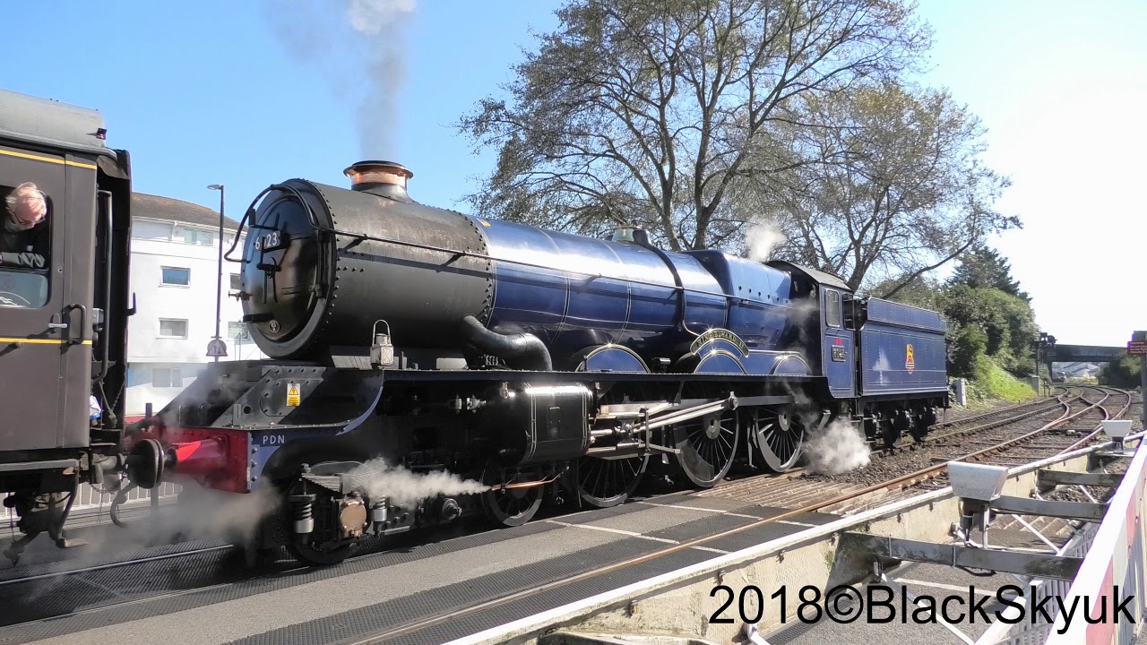 GWR 6023 King Edward II leaving Paignton in 4K - YouTube
