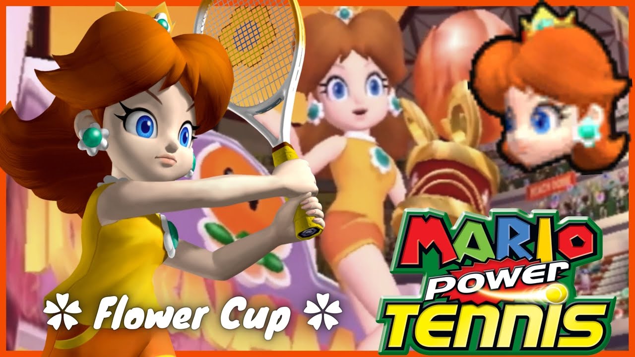 Mario Power Tennis - Flower Cup Tournament | Daisy Gameplay | - YouTube
