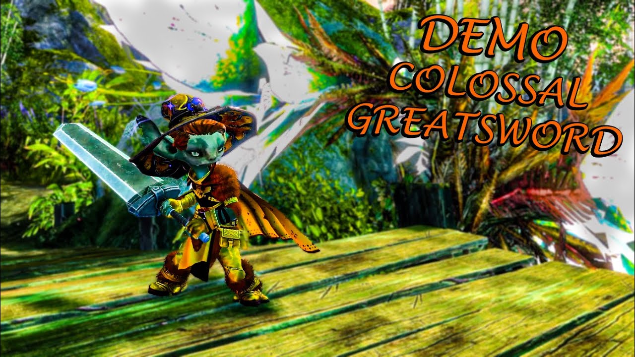 Guild Wars 2 - Colossal Greatsword Demo! - YouTube