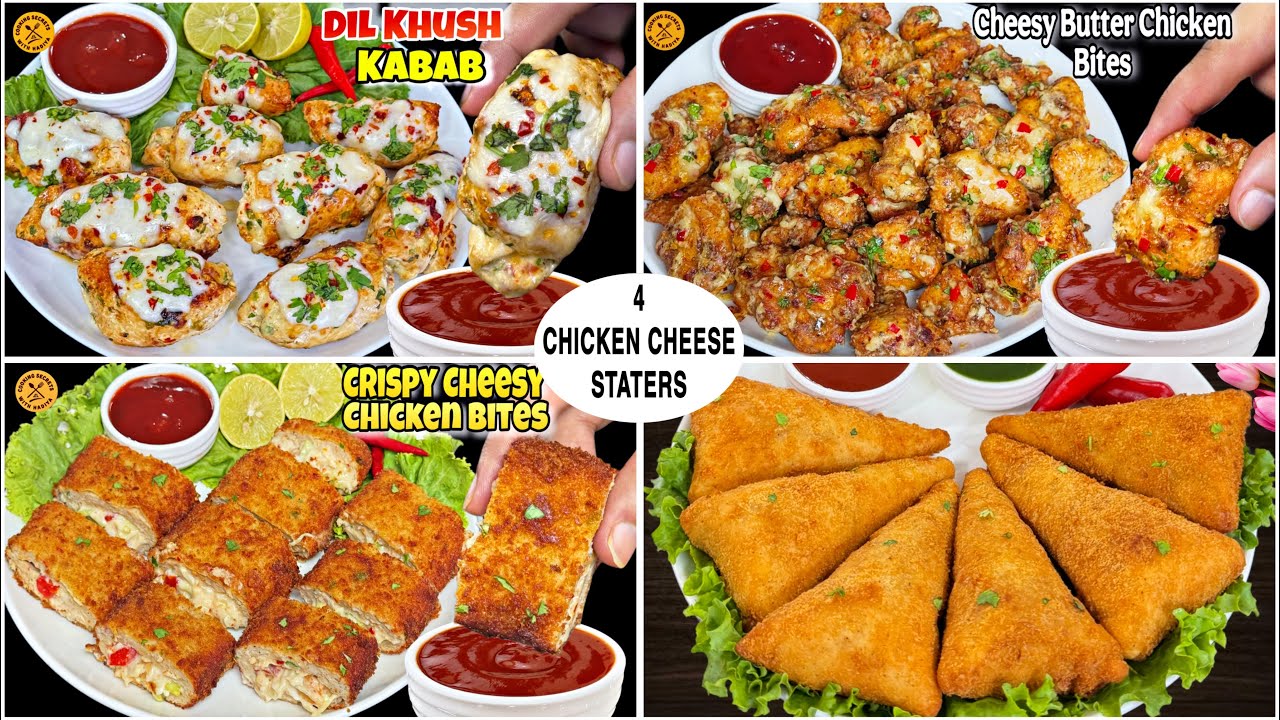 4 DELICIOUS Chicken Cheese Starter Recipes You Need to Try! | Quick ...