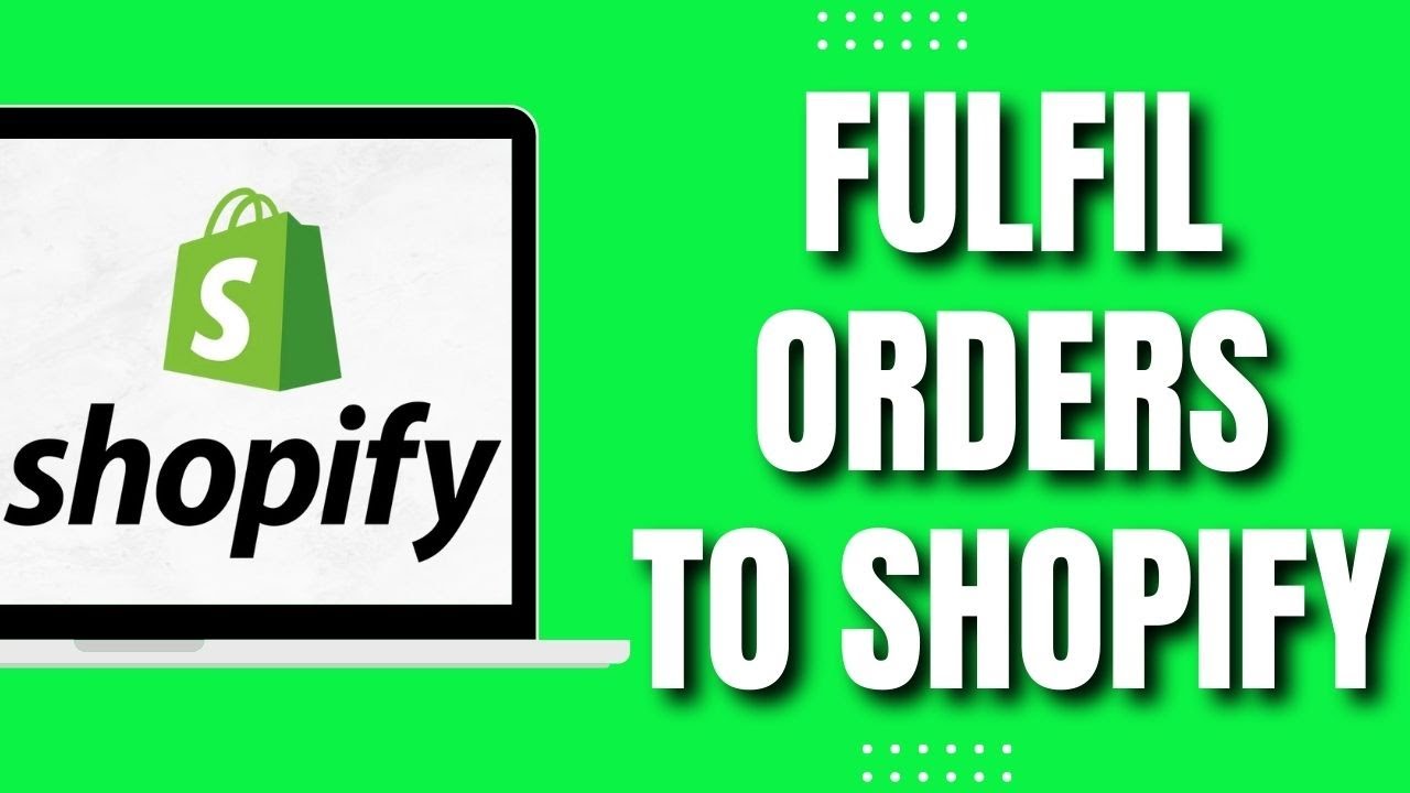 How To Fulfill Orders On Shopify (Easy) - YouTube