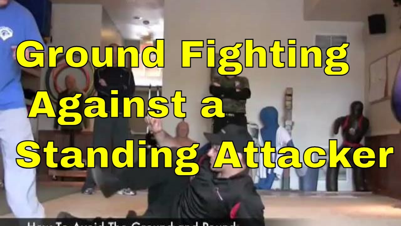 Ground Fighting Defense against a Standing Attacker - YouTube