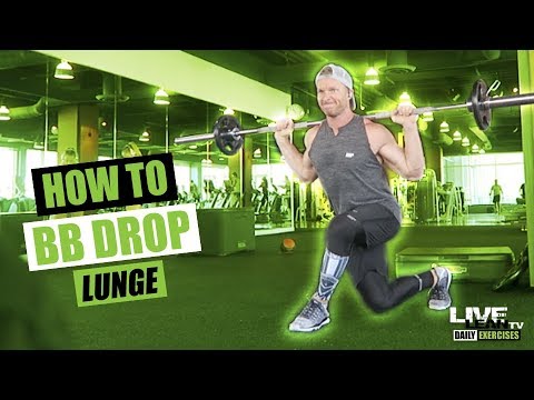 How To: Barbell Curtsy Lunge - YouTube