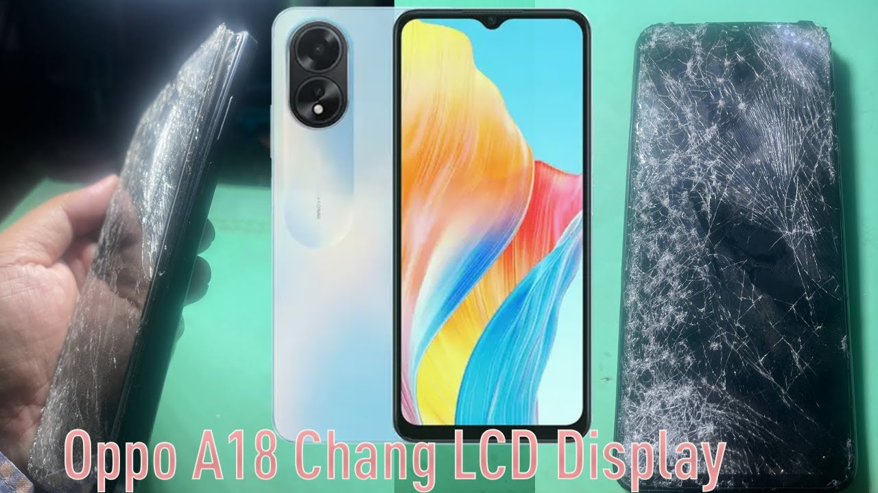 Oppo A18 Lcd replacement and Change the shell - YouTube