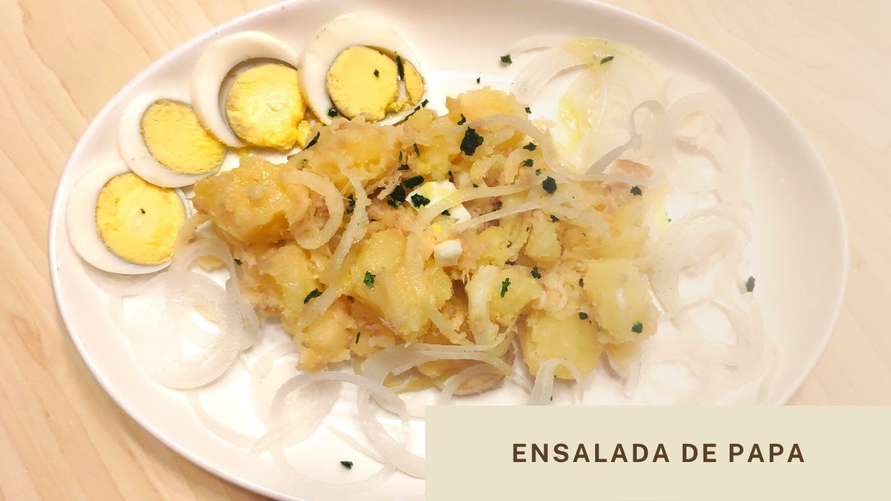 COMO HACER ENSALADA DE PAPA | CUBANA COCINANDO EN ITALIA - YouTube
