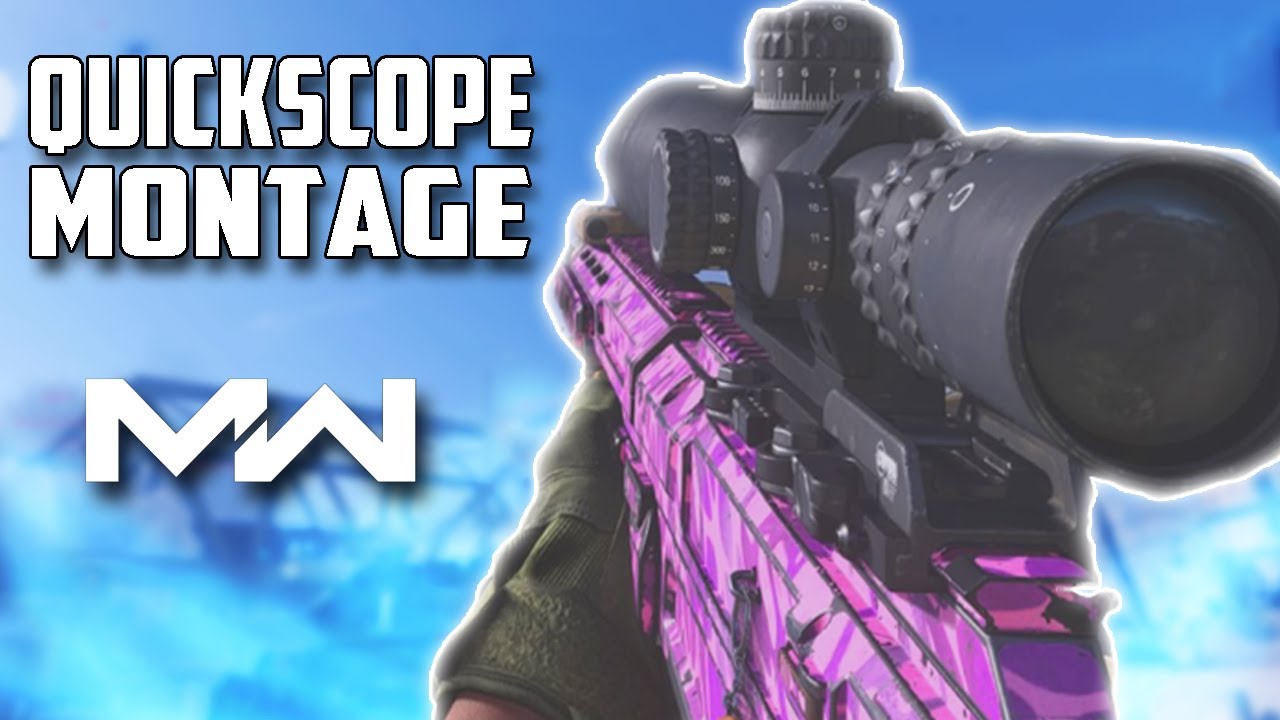 My First QUICKSCOPE Montage Gameplay Call of Duty Modern Warfare - YouTube