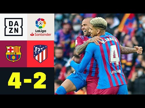 Spektakel bei Aubameyang- und Traore-Debüts: FC Barcelona - Atletico Madrid 4:2 | LaLiga | DAZN