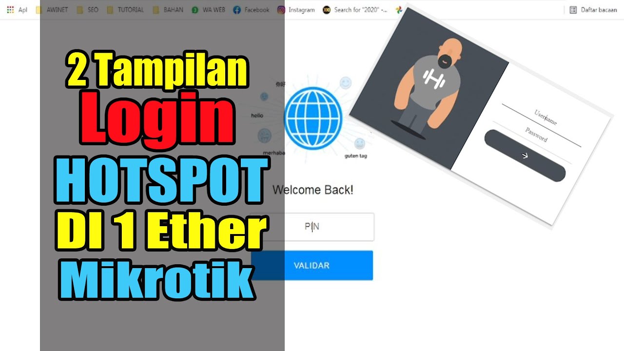 Setting Hotspot Mikrotik Dengan 2 Tampilan Login di 1 Interface - YouTube