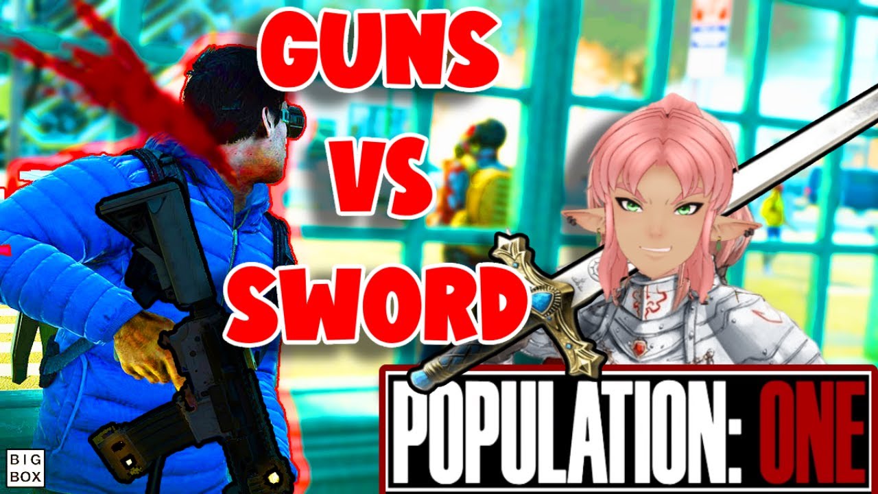 SWORD vs GUN FIGHT - What happens when you only have a SWORD?! - YouTube
