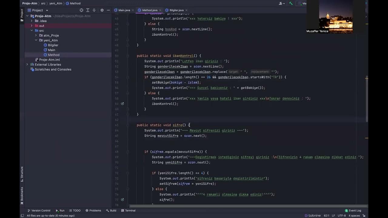 Java ATM Proje - YouTube