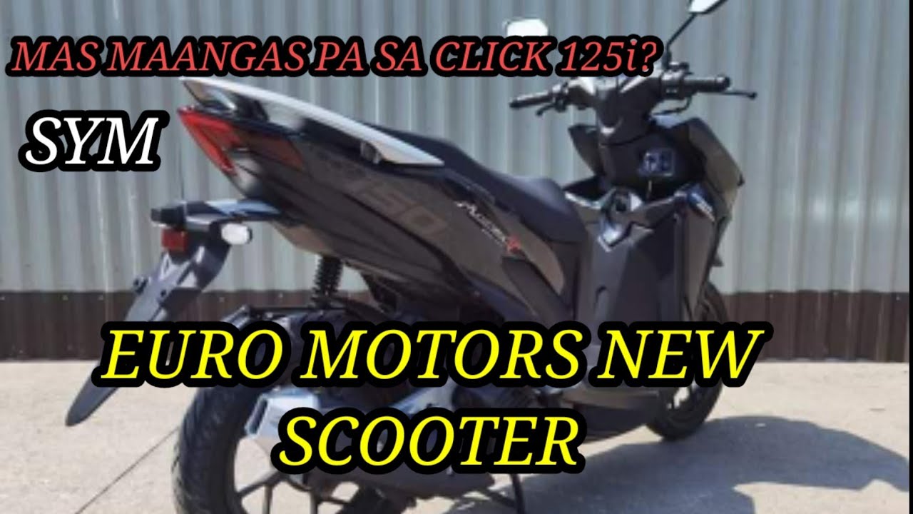 SYM/EURO MOTORS NEW SCOOTER 2023? HONDA CLICK VERSION SOLID TO 👌 - YouTube