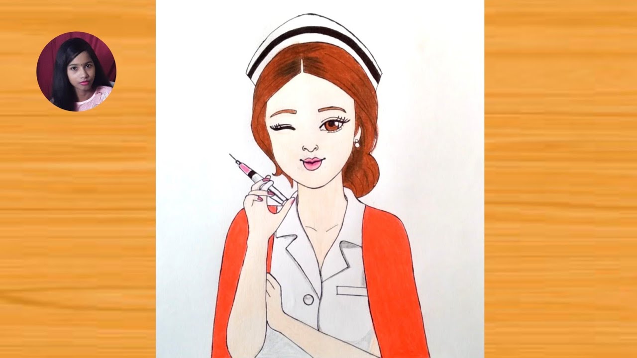 How to draw a Doctor girl || Doctor girl drawing || Doctor's day ...