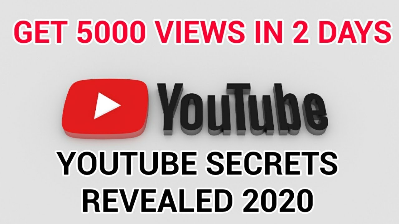 Get 5000 views in 2 days with proof | YouTube Secrets Revealed | Get ...