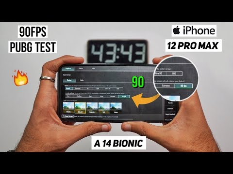 IPHONE 12 PRO MAX PUBG TEST IN 2024 ZERO LAG | HDR+EXTREME 90 FPS ...