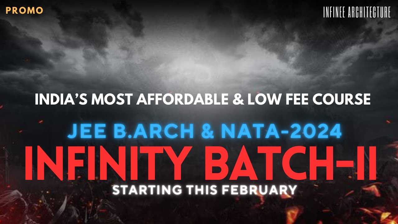 Lowest Course Fee Batch for JEE B.Arch & NATA Preparation 2024 I ...