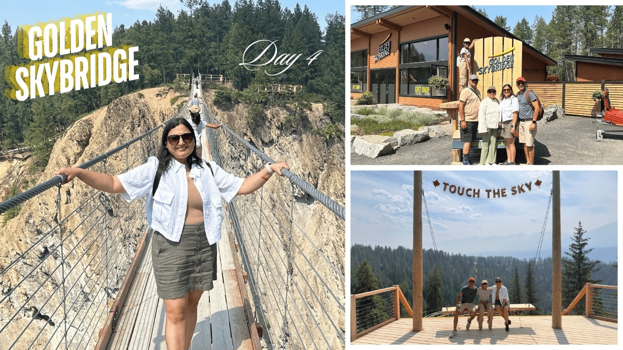 Exploring Golden Skybridge | Banff Day 4 | We Couldn't Survive the Heat ...