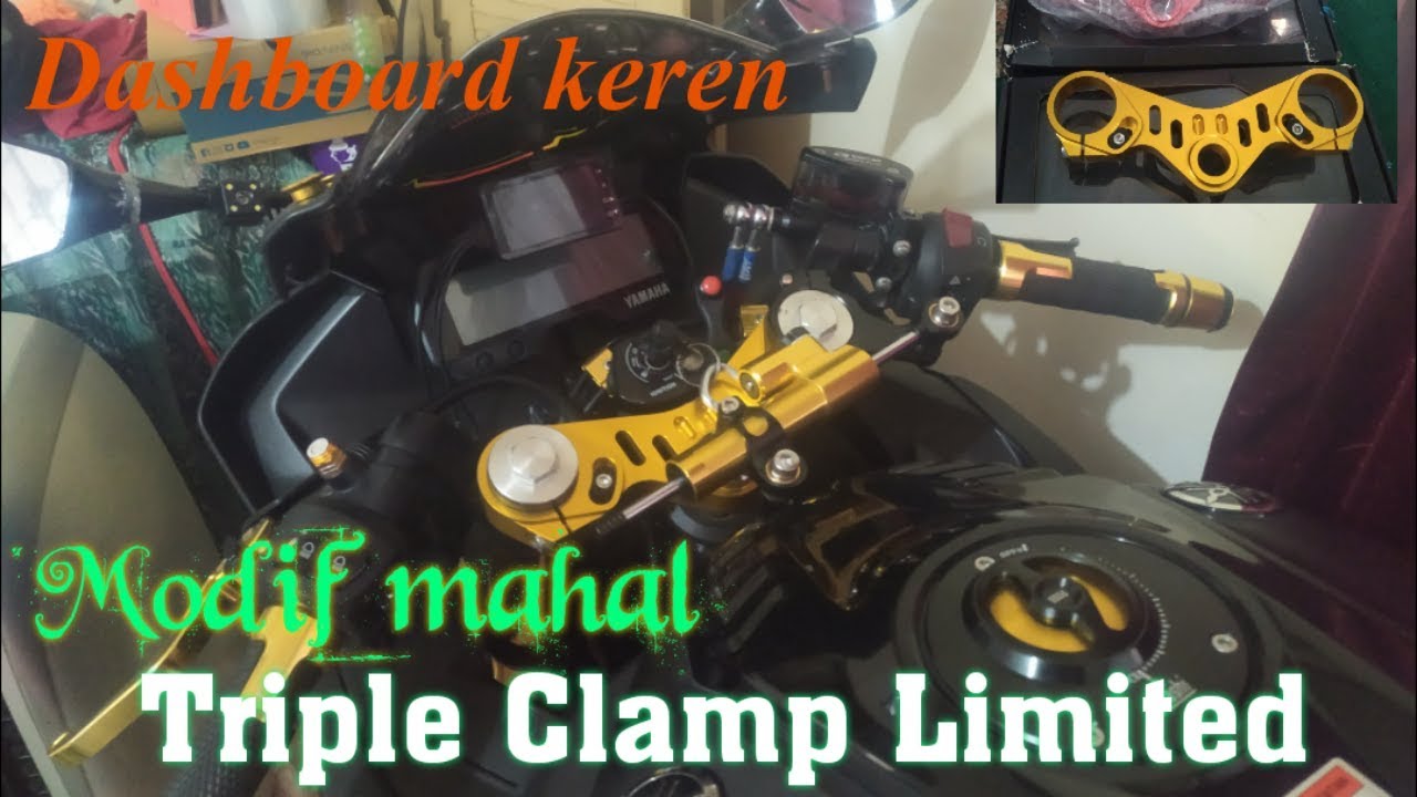 Modifikasi R15 v3 Pasang Segitiga Atas R15v3 Modif Simple triple clamp ...