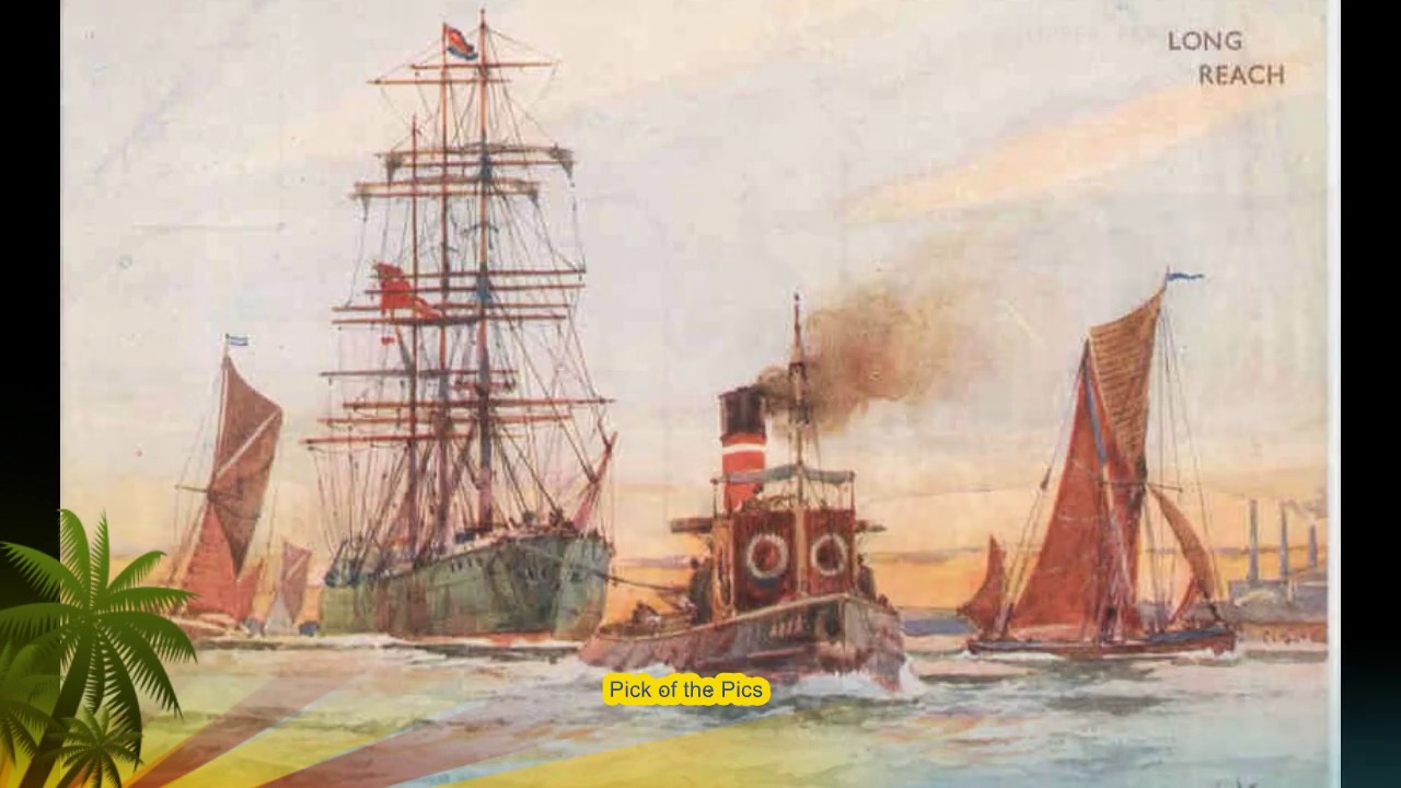 Old Art Postcards of Ocean Liners and Cruise Ships, Cunard etc - Part 1 ...