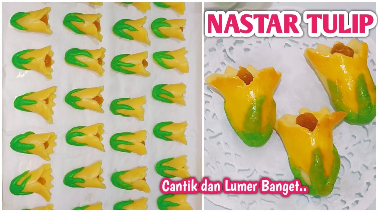 NASTAR TULIP | Resep Nastar Tulip Terbaru 2022 | Nastar Bentuk Bunga ...