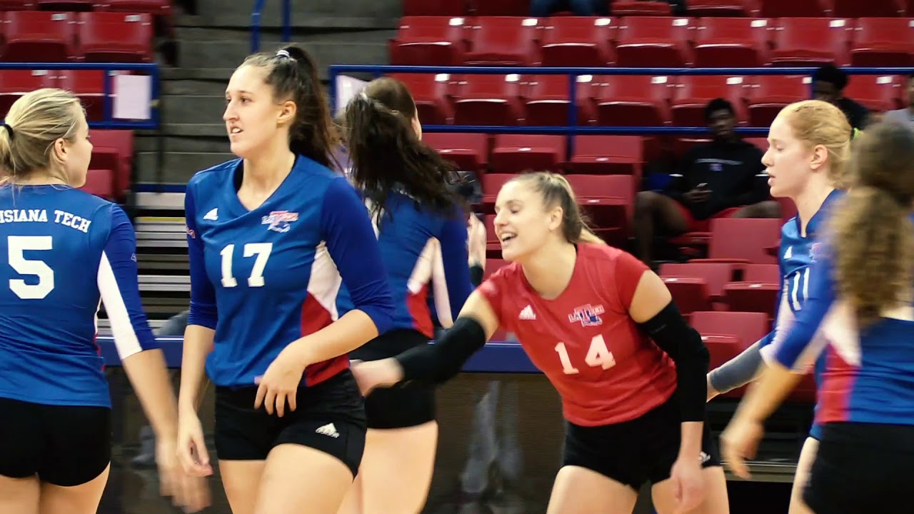 LA Tech Volleyball Spring Game Hype 2019 - YouTube