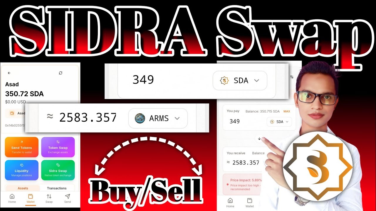 SIDRA COIN Swap To other project Coin ||Sidra Bank New Updates||Sidra ...