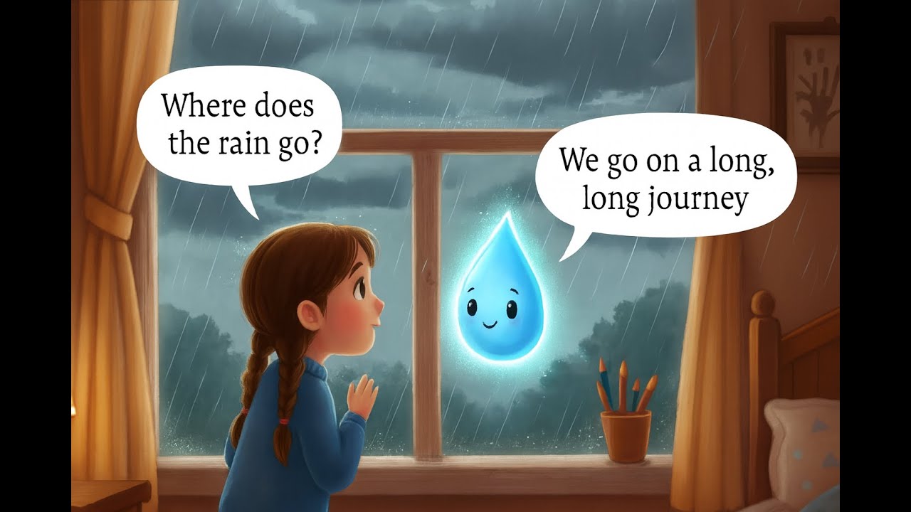 🌧️ Where Does the Rain Go? | Bedtime Story for Kids | Learn the Water ...