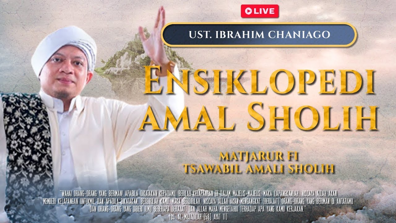 🔴[LIVE ] KITAB MATJARUR ROBIH FI TSAWABIL AMALI SHOLIH | Ustadz Ibrahim Chaniago | MRBJTV - YouTube