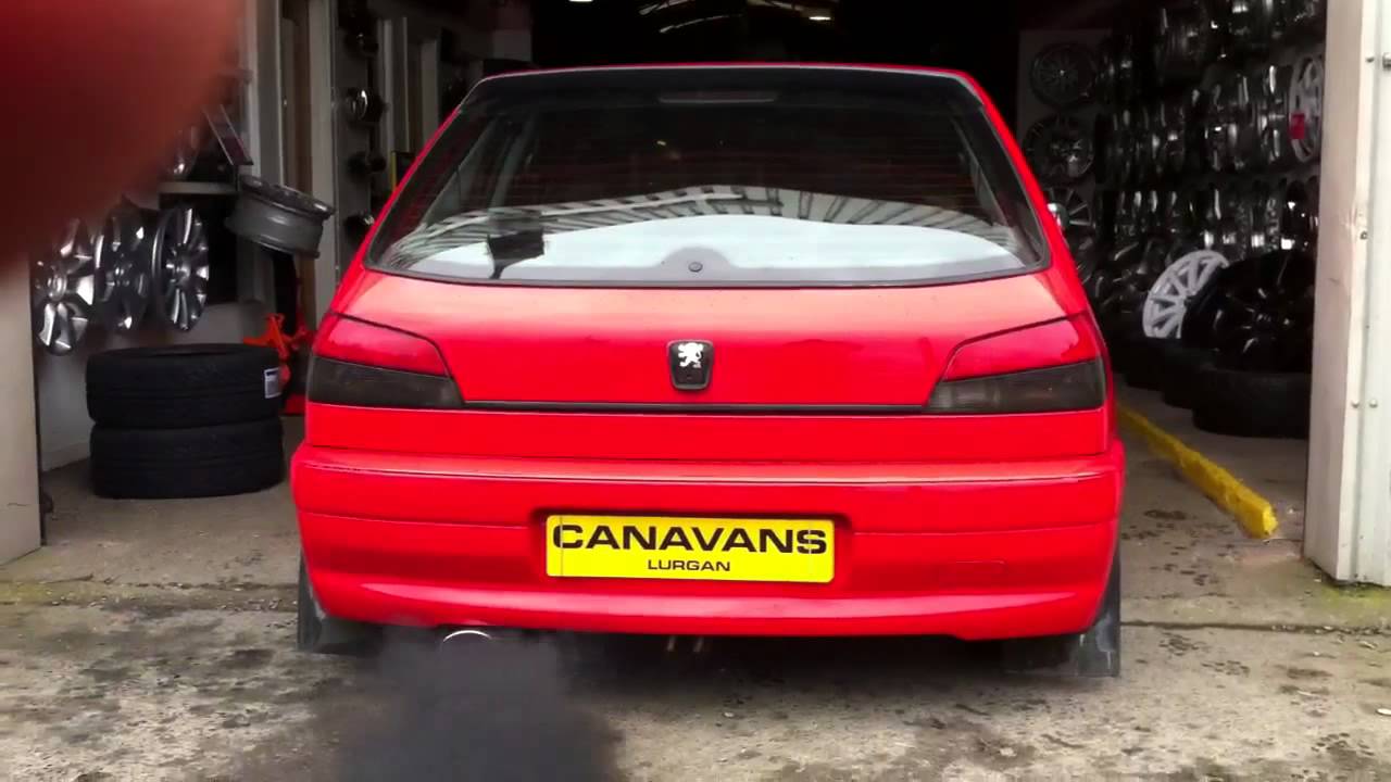 Peugeot 306 Dturbo Sports Stainless Steel Exhaust - YouTube