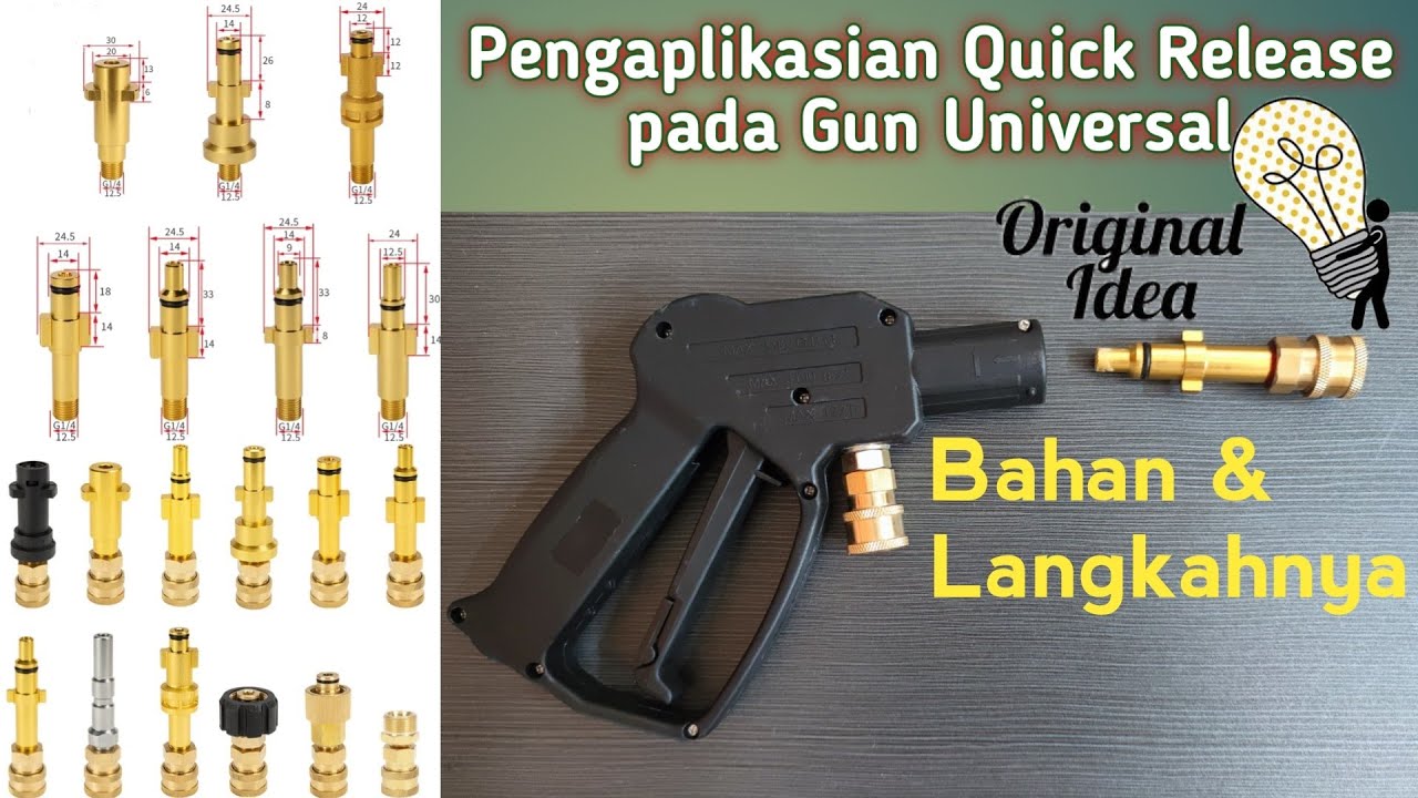 Quick Release pada Gun Universal | Bahan & langkahnya - YouTube