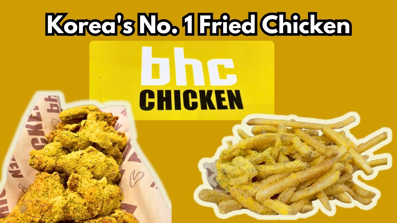 Korea's No. 1 Fried Chicken- BHC Chicken in Singapore Review - YouTube