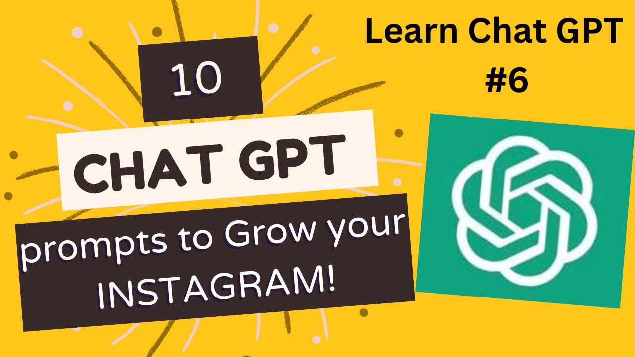 10 Chat GPT Prompts to Grow YOUR Instagram! - YouTube