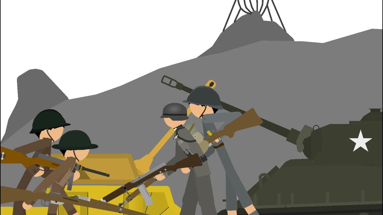 World war 2 animation part 2 the battle of the death - YouTube