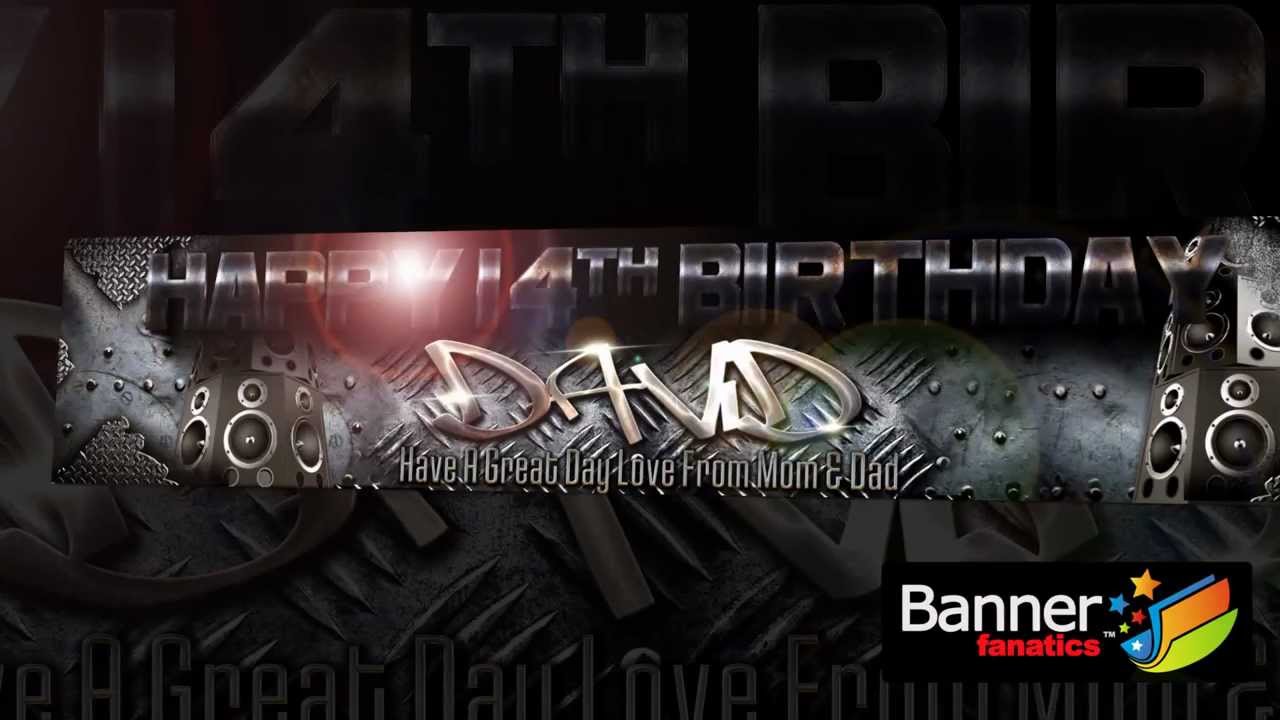 Birthday Banners - Party Banners by Bannerfanatics - Dubstep Banner ...