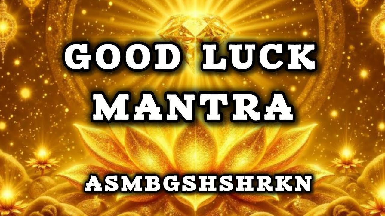 GOOD LUCK MANTRA FOR ALL ROUND SUCCESS. ASMBGShShRKN. NAVAGRAHA BEEJ ...