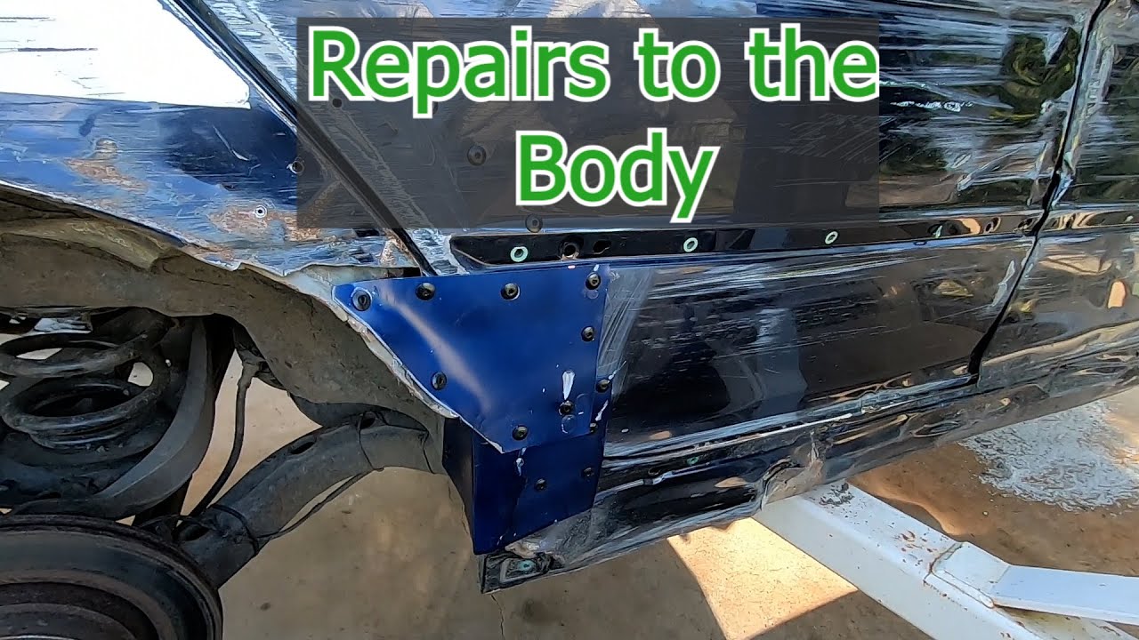 Repair right rear quarter panel - YouTube
