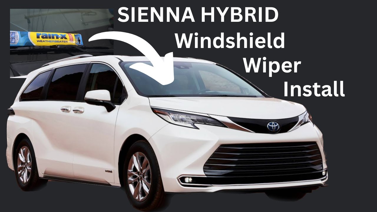 Sienna Hybrid Windshield Wiper Installation - YouTube